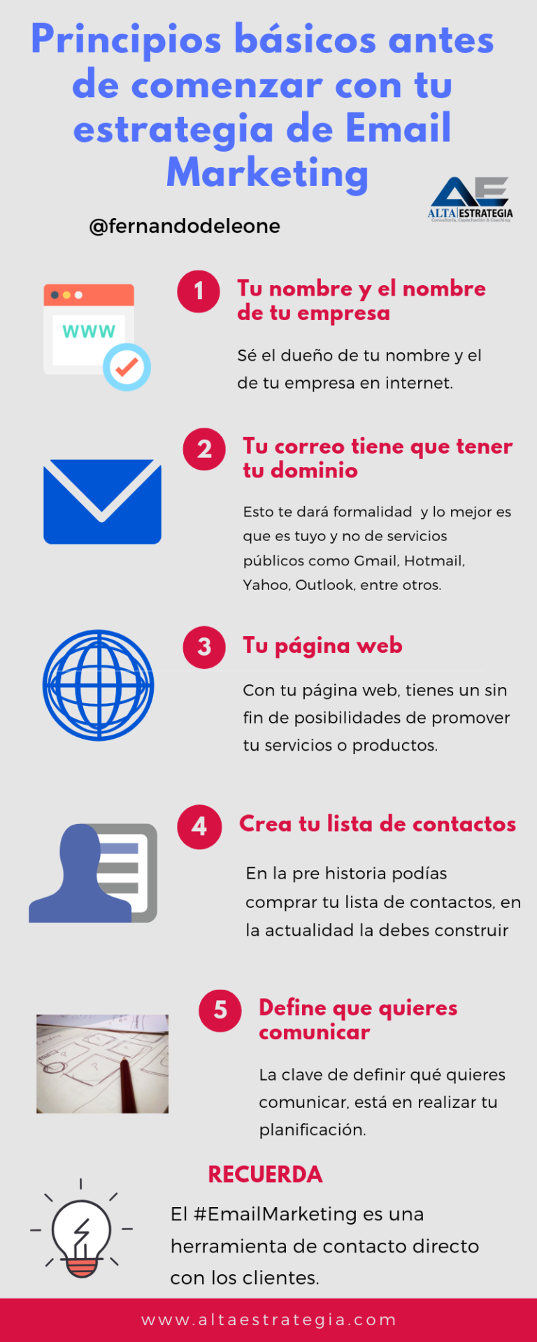 Principios básicos antes de comenzar con tu estrategia de Email ...
